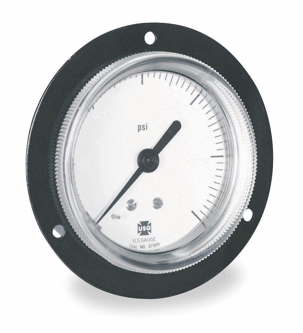 Panel Mount Pressure Gauge - Grainger
