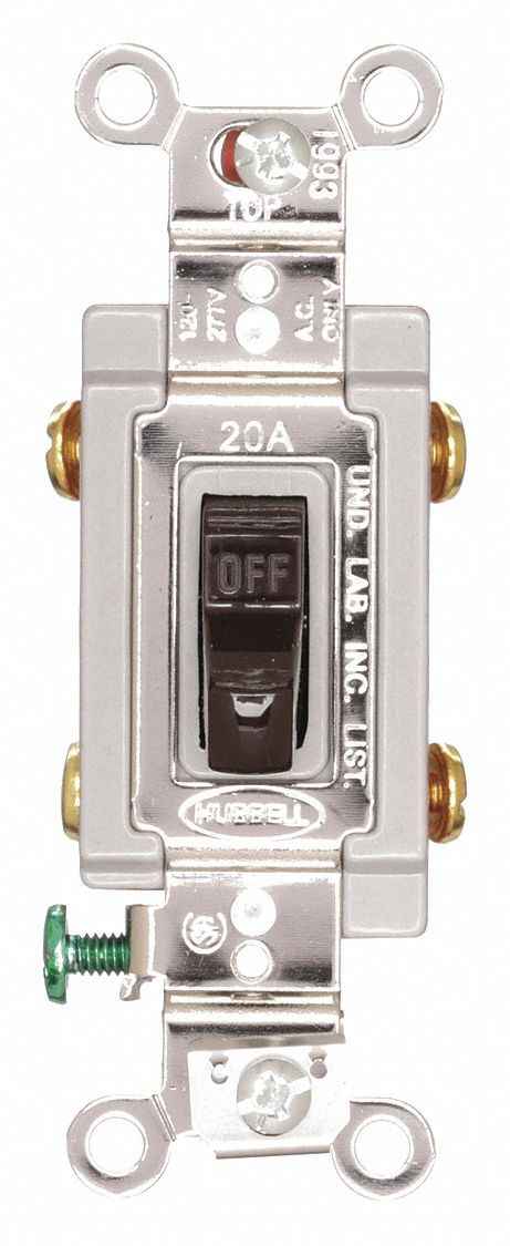 Toggle Switch, Double Pole, Wall Switch - 1X971|HBL1222 - Grainger