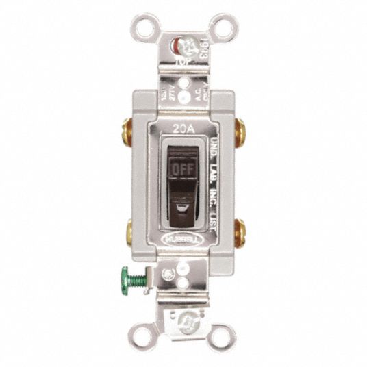 Toggle Switch, Double Pole, Wall Switch - 1X971|HBL1222 - Grainger