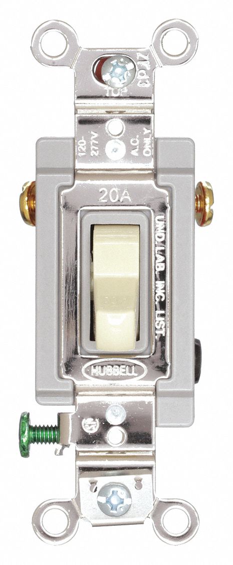 Toggle Switch, 3-Way, Wall Switch - 1X974|HBL1223I - Grainger