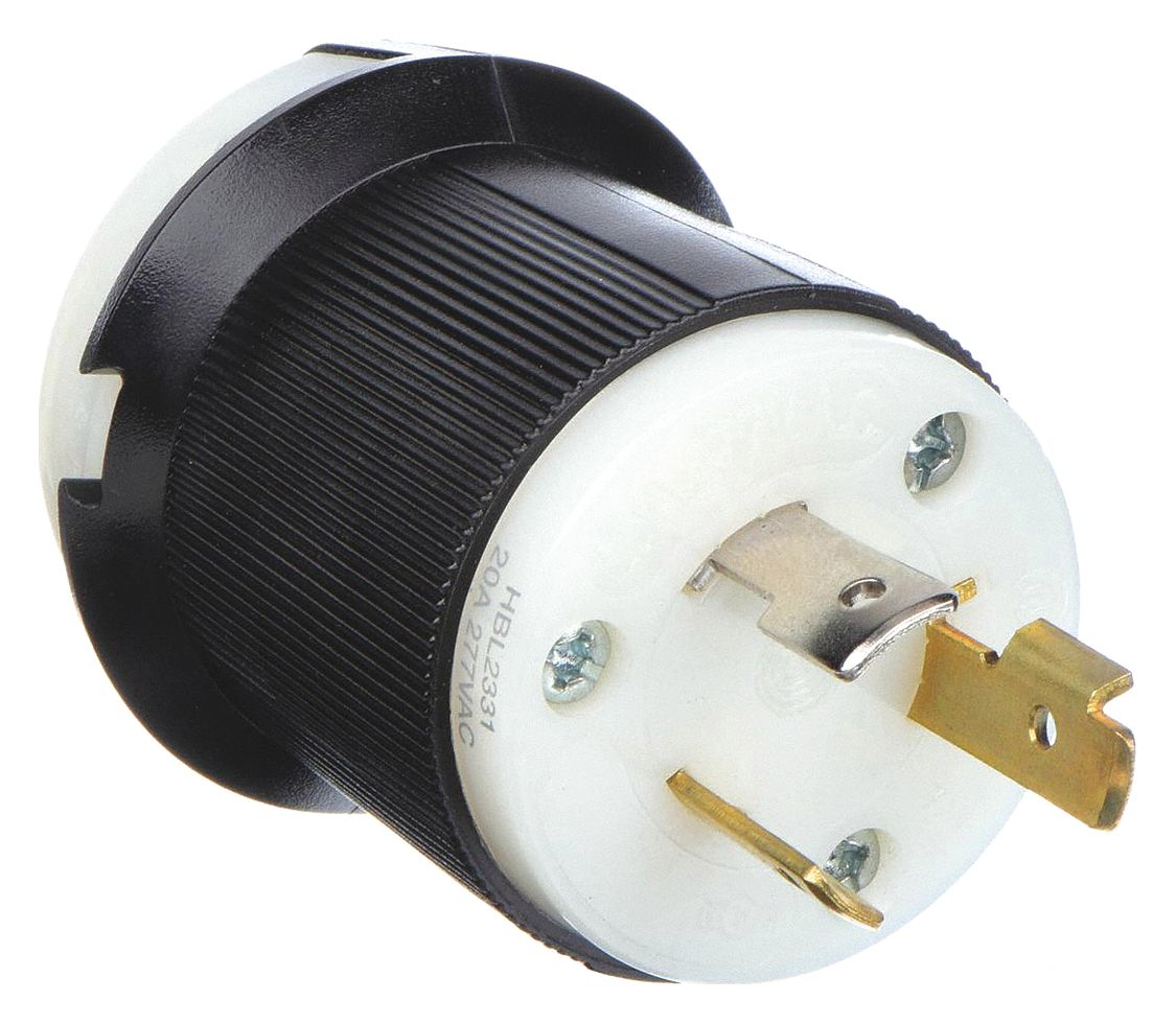 L7-20P, 277V AC, Locking Plug - 1X979|HBL2331 - Grainger