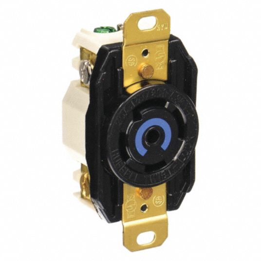 L21-30R, 30 A, Locking Receptacle - 1X982|HBL2810 - Grainger
