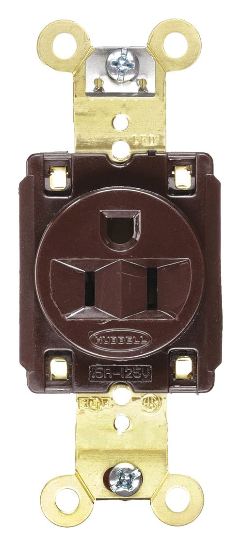 Single, 5-15R, Receptacle - 1X987|HBL5261 - Grainger