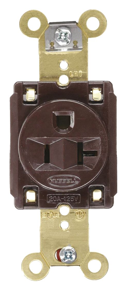 Single, 5-20R, Receptacle - 1X988|HBL5361 - Grainger