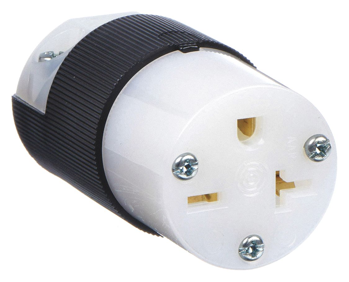 6-20R, 20 A, Straight Blade Connector - 1X992|HBL5469C - Grainger