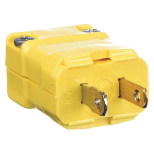 1-15P, 15 A, Straight Blade Plug - 1X997|HBL5866VY - Grainger