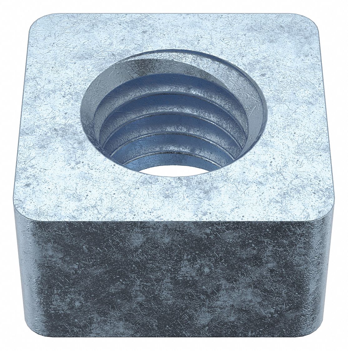1/2"-13 Thread Size, Steel, Square Nut - 1XA92|1XA92 - Grainger