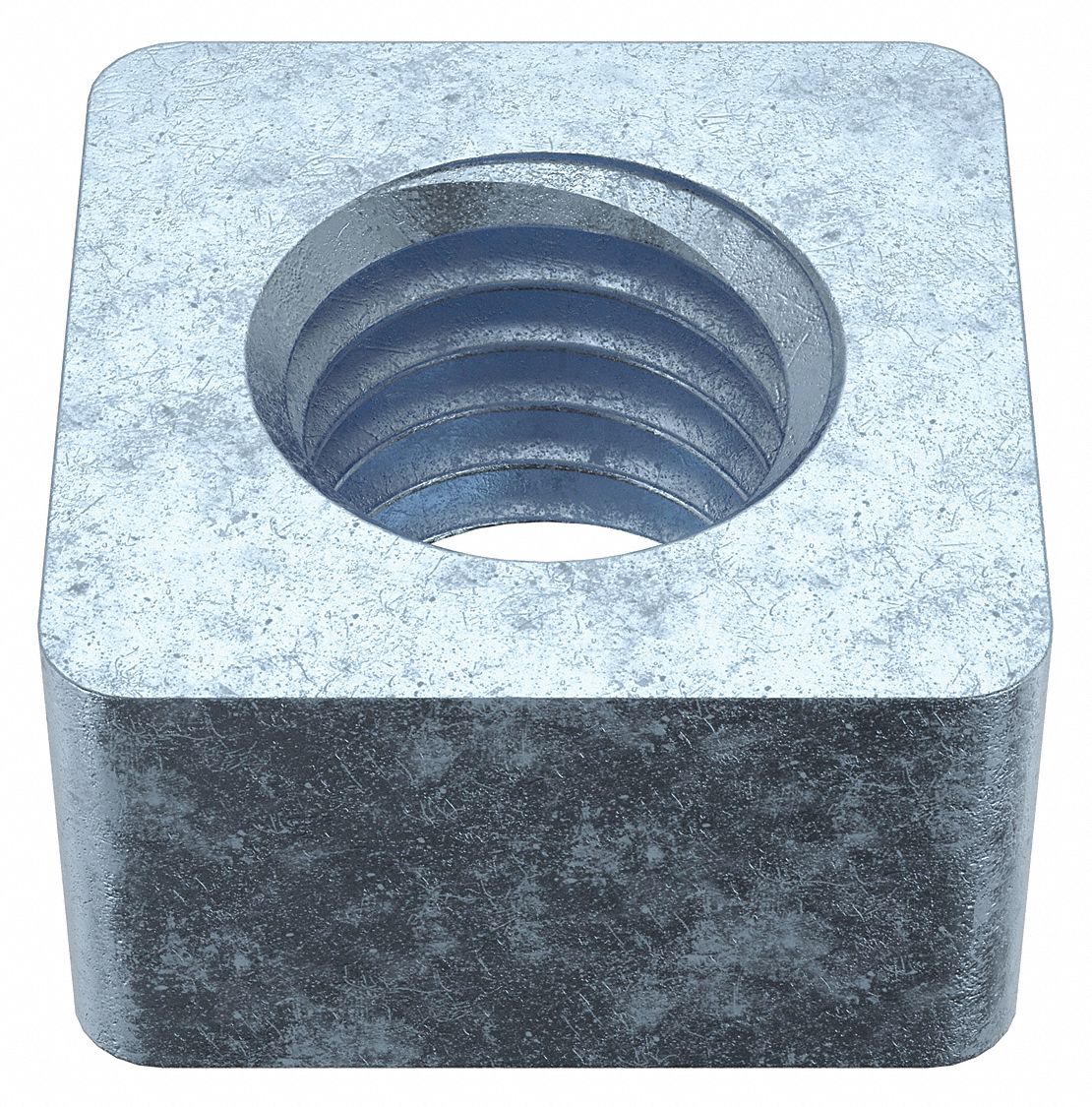 5/8"-11 Thread Size, Steel, Square Nut - 1XA93|SQNI20620-025BX - Grainger