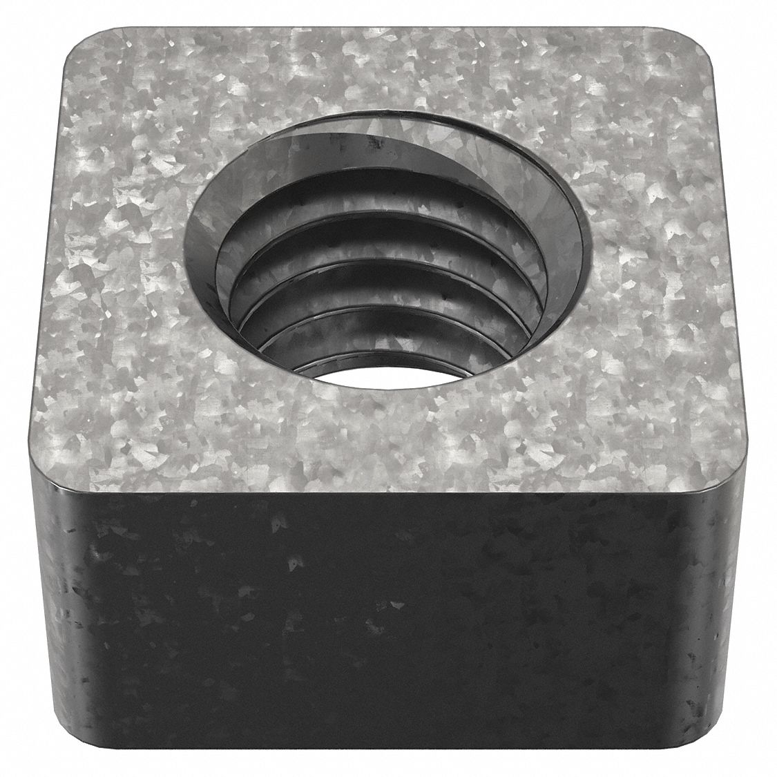 3/8"-16 Thread Size, Steel, Square Nut - 1XA97|1XA97 - Grainger