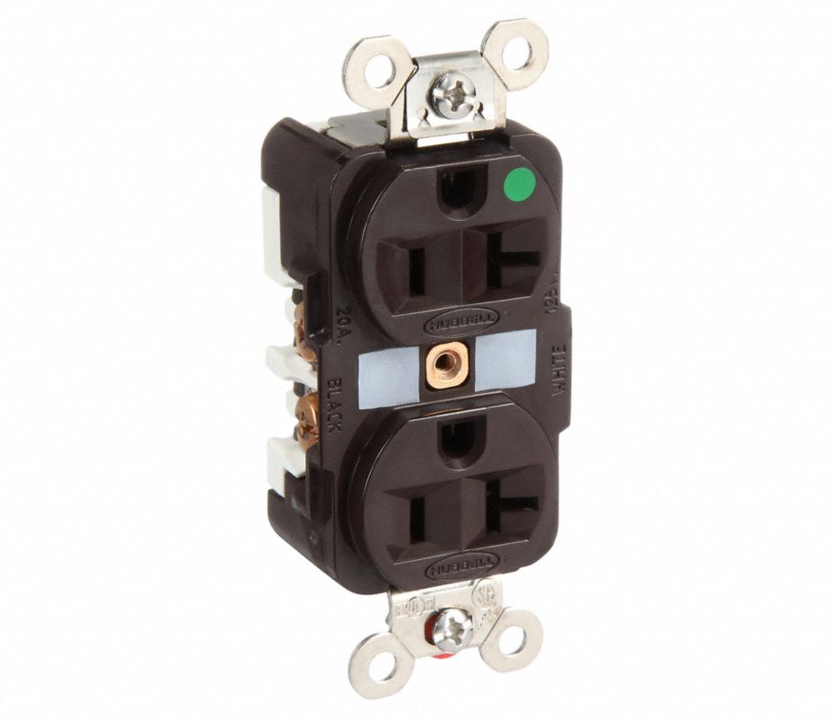 HUBBELL Receptáculo,125VCA,20 Amperes,Configuración NEMA 5-20R - 1XC02 ...