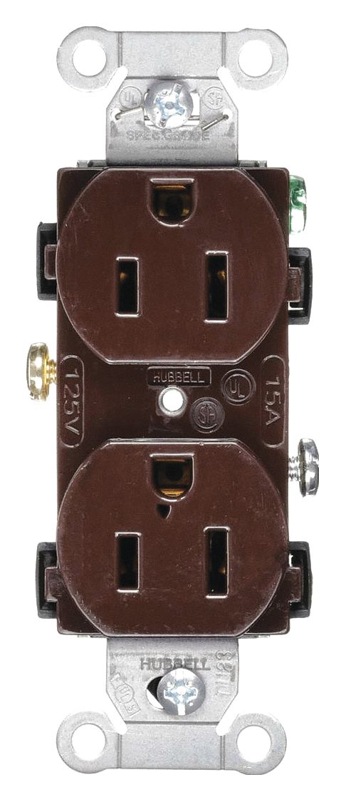 Duplex, 5-15R, Receptacle - 1XC03|CR15 - Grainger