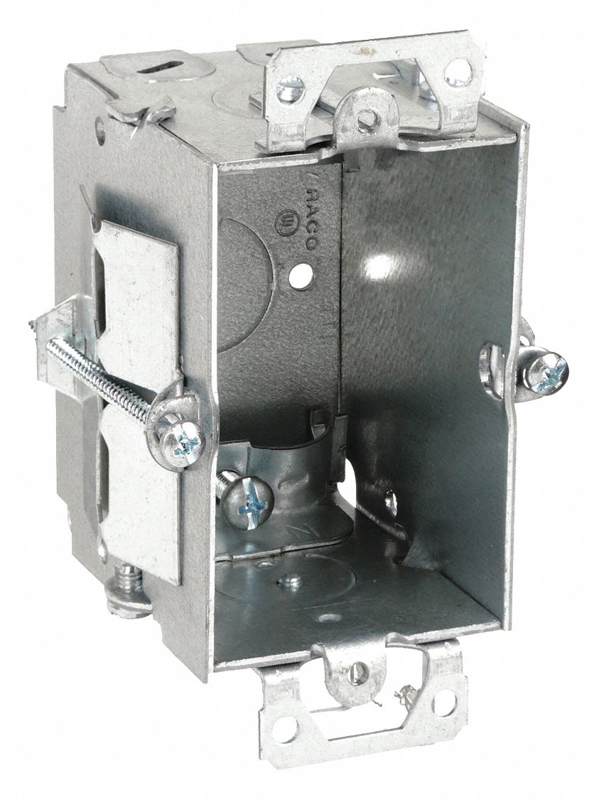 RACO, Steel, Steel Material & Nominal Size, Electrical Box - 1XC36|517 ...