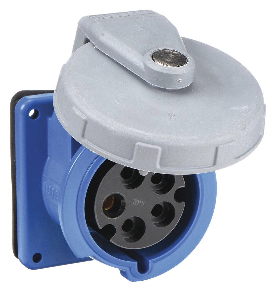 30 A, 120/208V AC, Watertight Pin and Sleeve Receptacle - 1XC54 ...