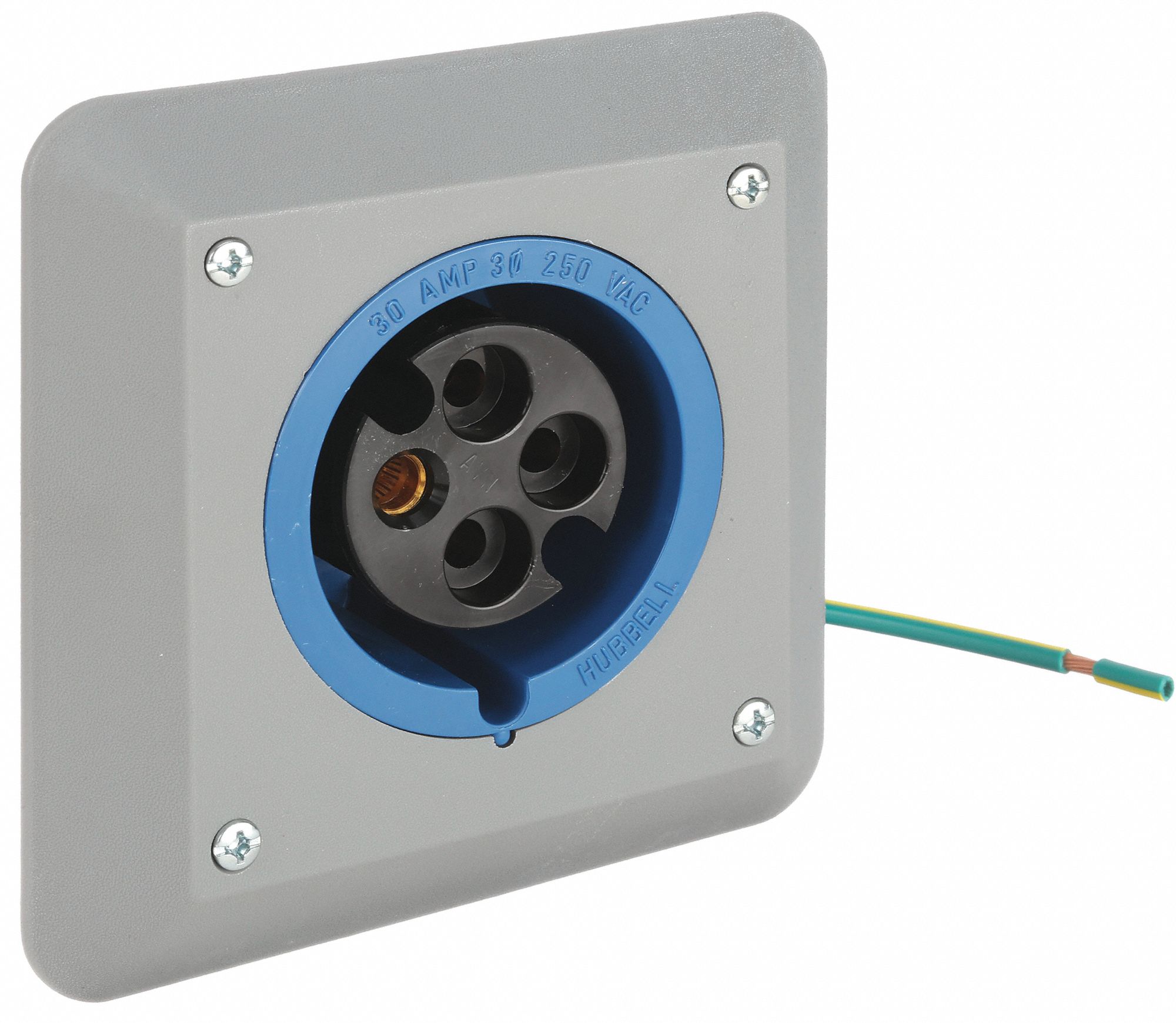 30 A, 250V AC, Pin and Sleeve Receptacle - 1XC90|L430R9 - Grainger