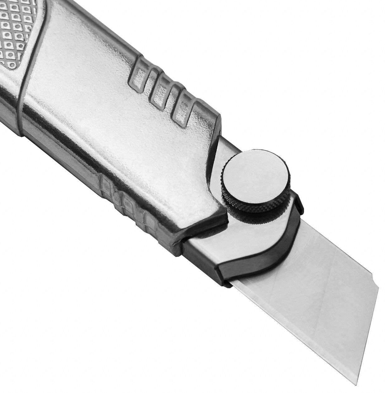 STANLEY Snap-Off Utility Knife, 25 mm, 8 in Overall Length, Number of ...