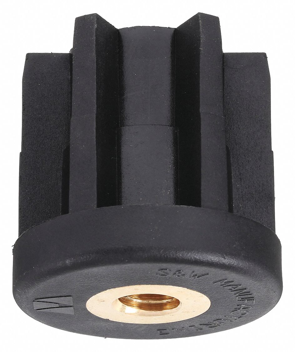 S & W, Round, Nylon, Tube End Leveling Mount - 1XEY4|TE2-2B - Grainger