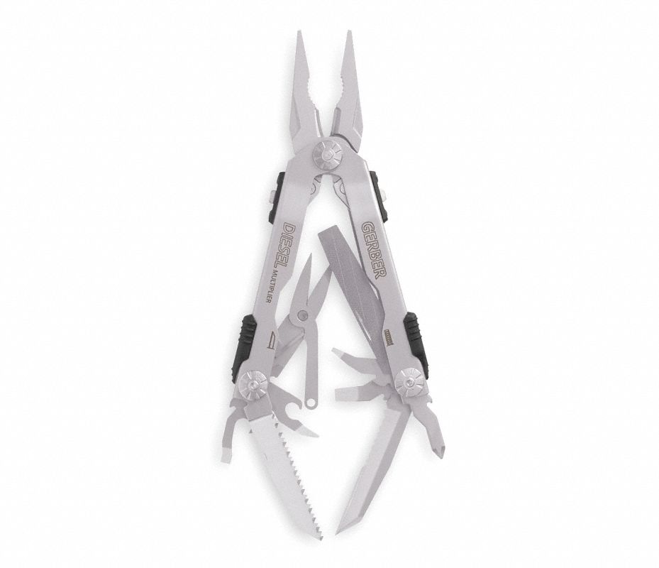 GERBER Pinzas Multiherramienta Diesel Multi-Plier Acero Inoxidable ...