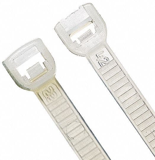 POWER FIRST Cincho para Cables 11" x 0.14" Nylon Natural - Cinchos para ...