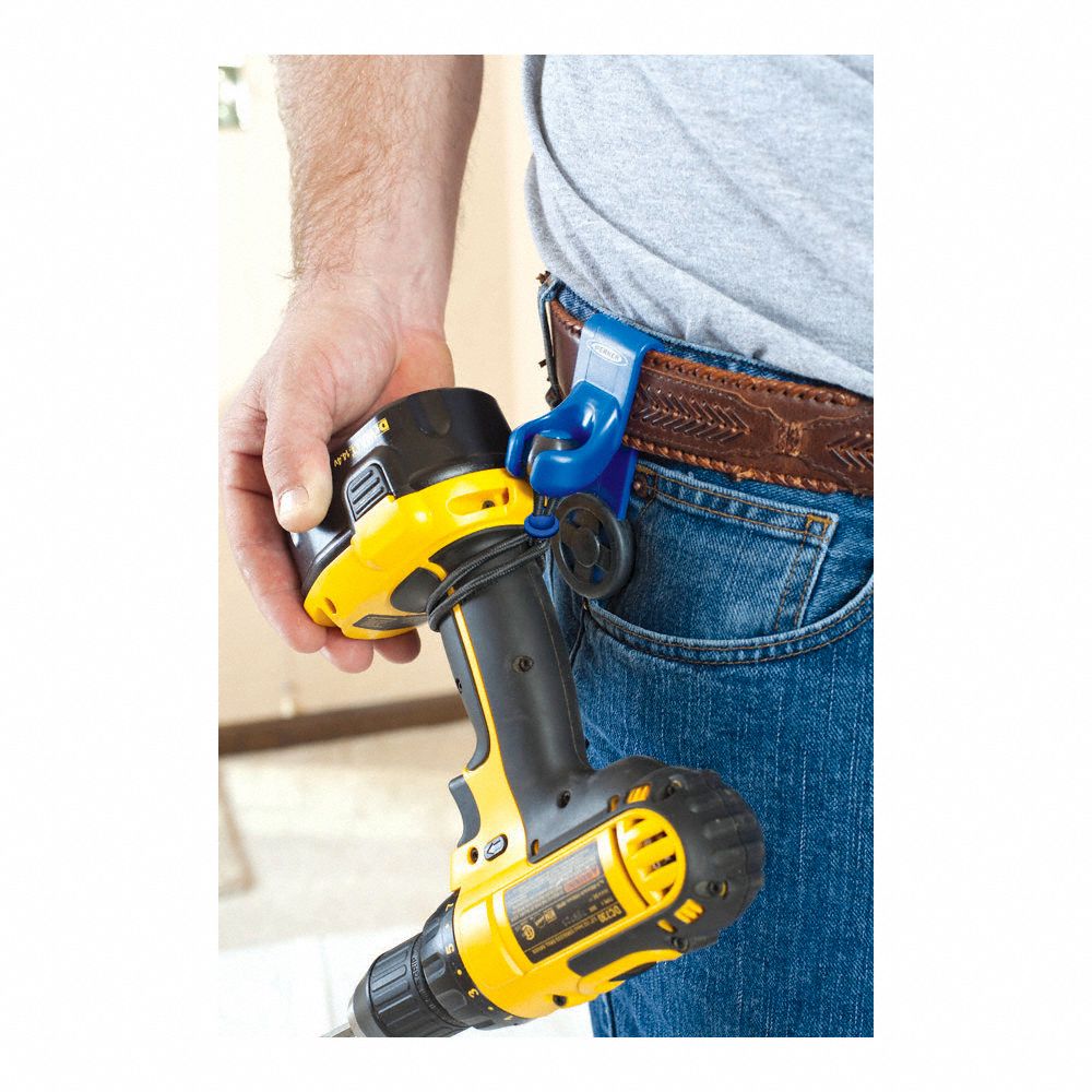 WERNER Tool Holder with Belt Clip: Plastic, 20 lb Load Capacity - 1XGF8 ...