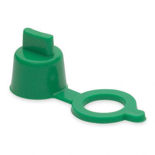 CAPLUGS, Green, Plastic, Grease Fitting Caps - 1XGL3|1XGL3 - Grainger