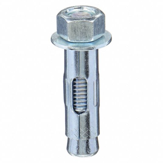 RED HEAD, 2 1/2 in Overall Lg, 3/4 in Dia, Sleeve Anchor - 2G498|HN ...