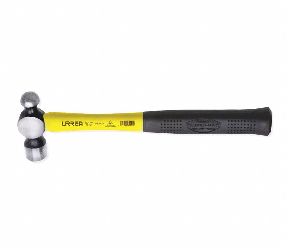 URREA Martillo de Bola, Fibra de Vidrio, 40 oz., 16-1/2" - 1XM79 ...