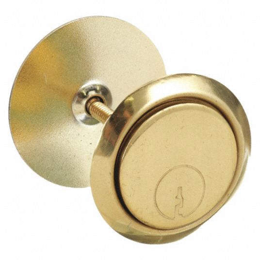 1 7/8 in Dia, Brass, Door Cover Plate - 1XMU6|1XMU6 - Grainger