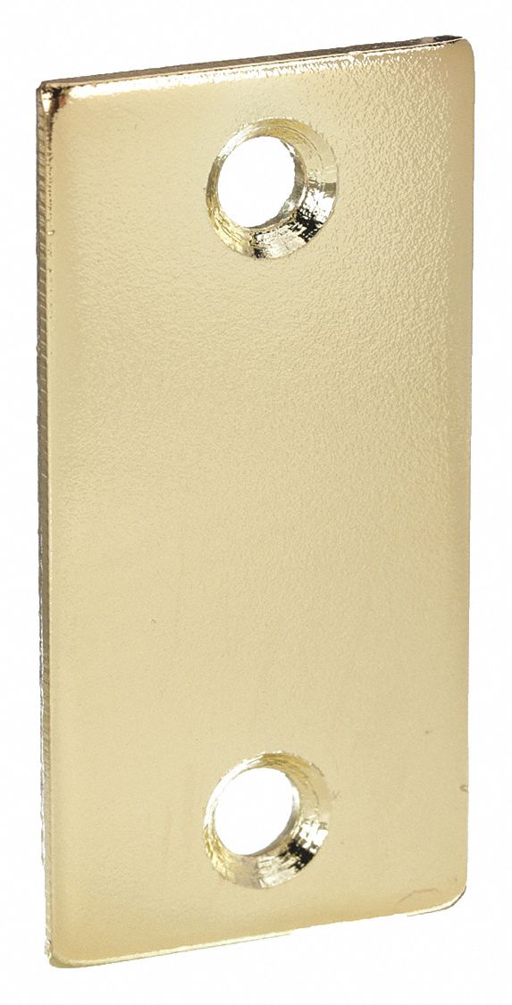 Fill Plate, Universal, 2 1/4 in Length, 1 1/8 in Width, Brass, Steel ...