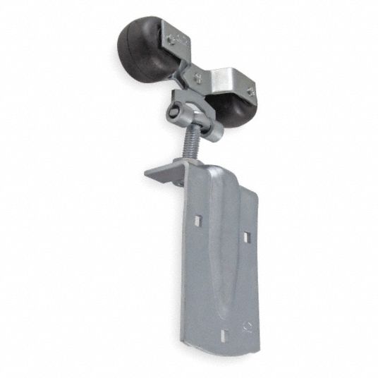 Door Hanger Kit, Sliding Door Round Rail, Steel, Zinc, 6-1/8 Length (In ...