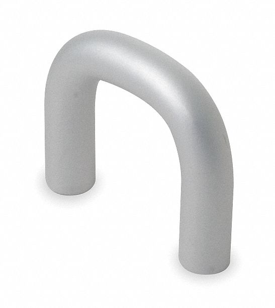 Aluminum Pull Handle with Matte Finish, Silver; Hardware Not Included ...