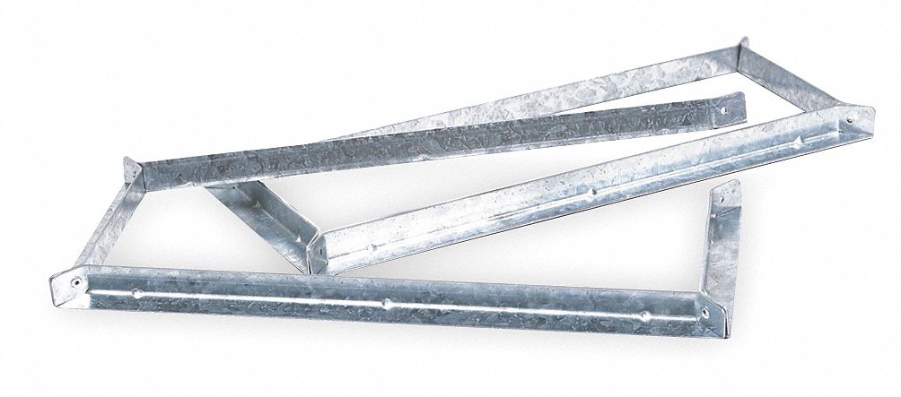 3M, Rectangular, 2 in Overall Ht, Square Mounting Bracket - 1XRR8 ...