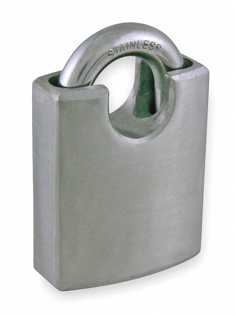 Keyed Padlock, Shackle Type Shrouded - Grainger