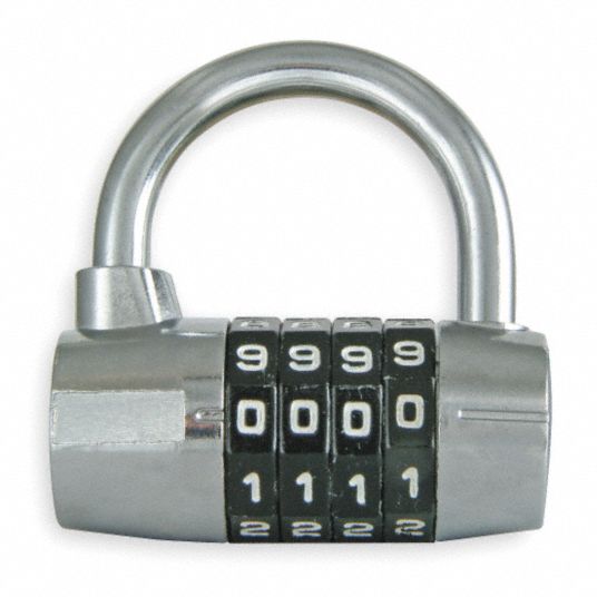 Hardened Steel, Steel, Luggage and Briefcase Padlock - 1XRW9|1XRW9 ...