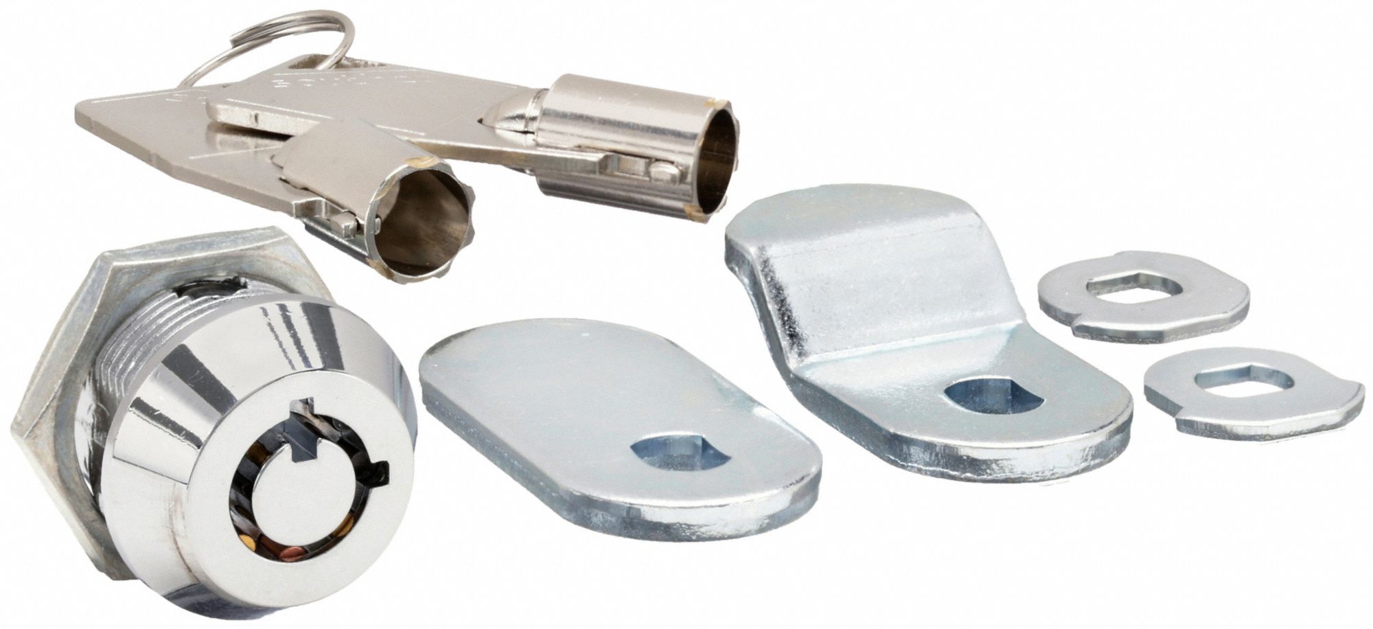 Grainger Approved Pin Tumbler Keyed Cam Lock For 13 64 In Material