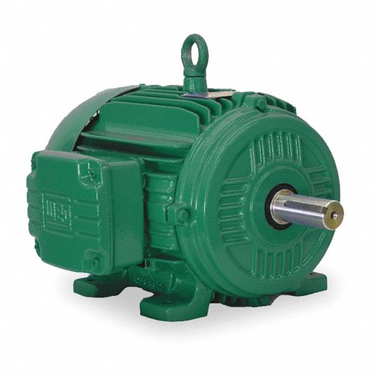 General Purpose Motor, 150 HP, 3-Phase, Nameplate RPM 3570, Voltage 460 ...