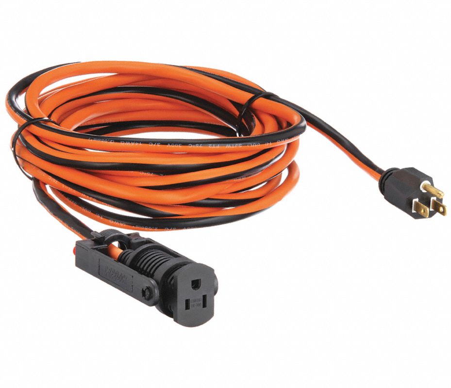 POWER FIRST Cable de Extensión para Exteriores 100 pies 1 salidas ...