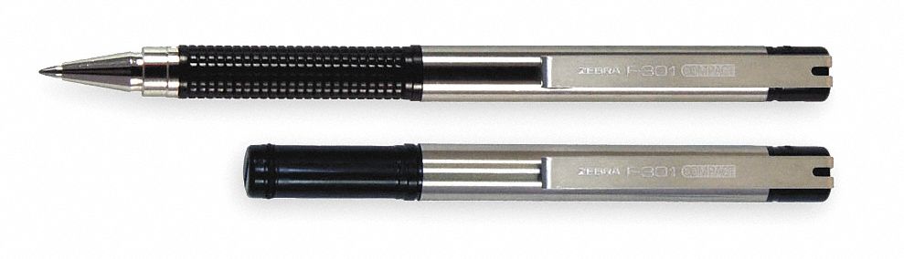 Ballpoint Pen, Pen Tip 0.7mm, Barrel Material Stainless Steel, Barrel ...