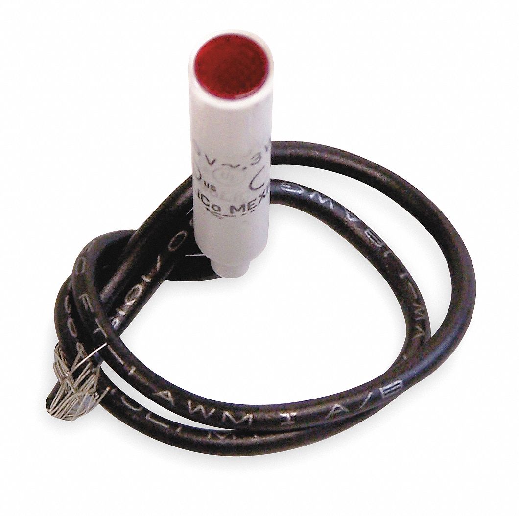 Miniature Indicator Light, Red - Grainger