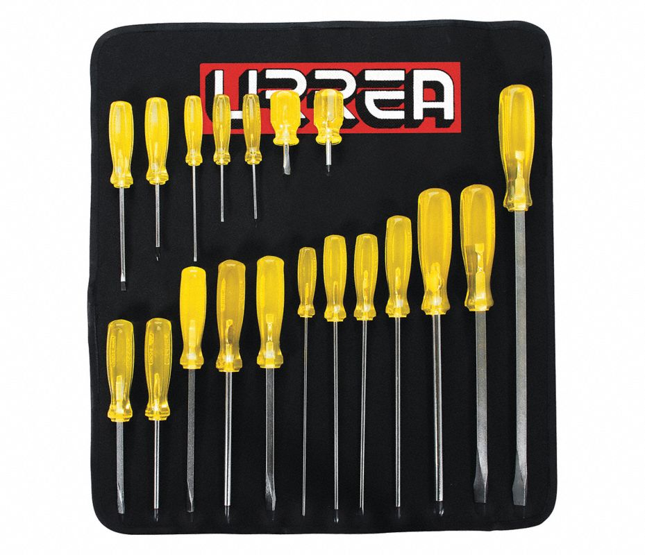 URREA Juego de Desarmadores Phillips Plana 19 piezas - Juegos de ...