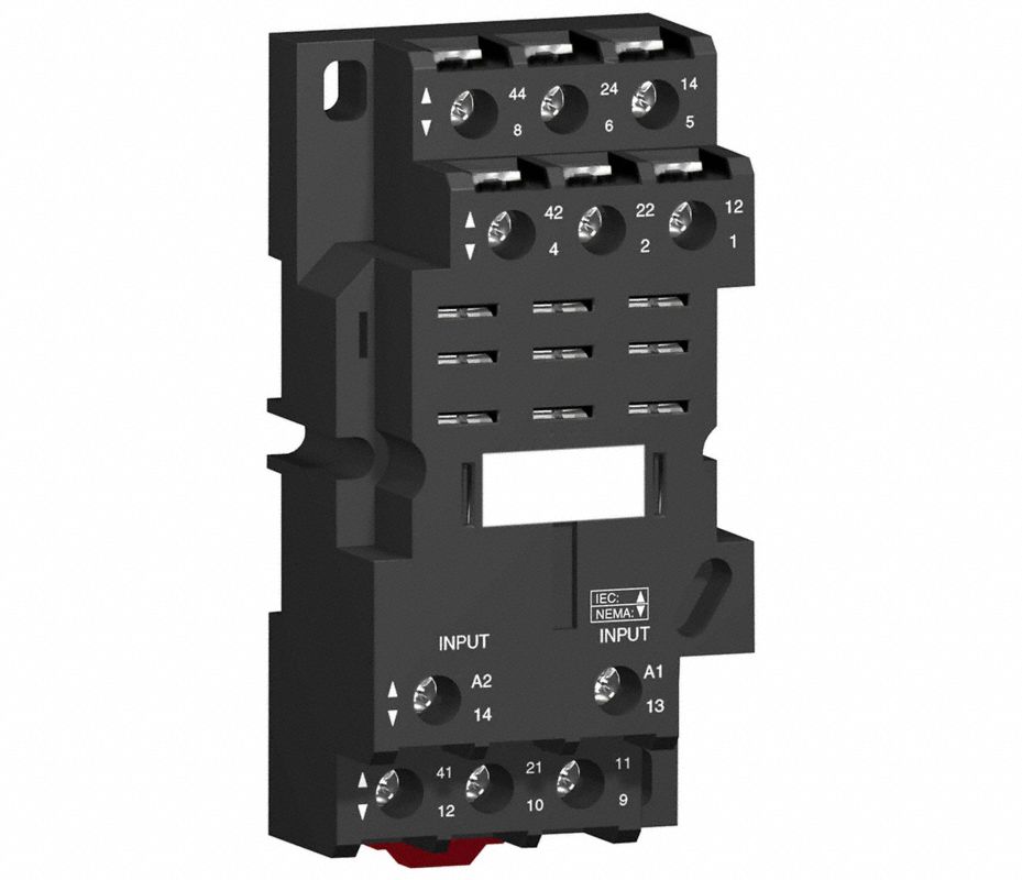 SCHNEIDER Receptáculo de Relevador, Estilo de Base Square, Número de ...