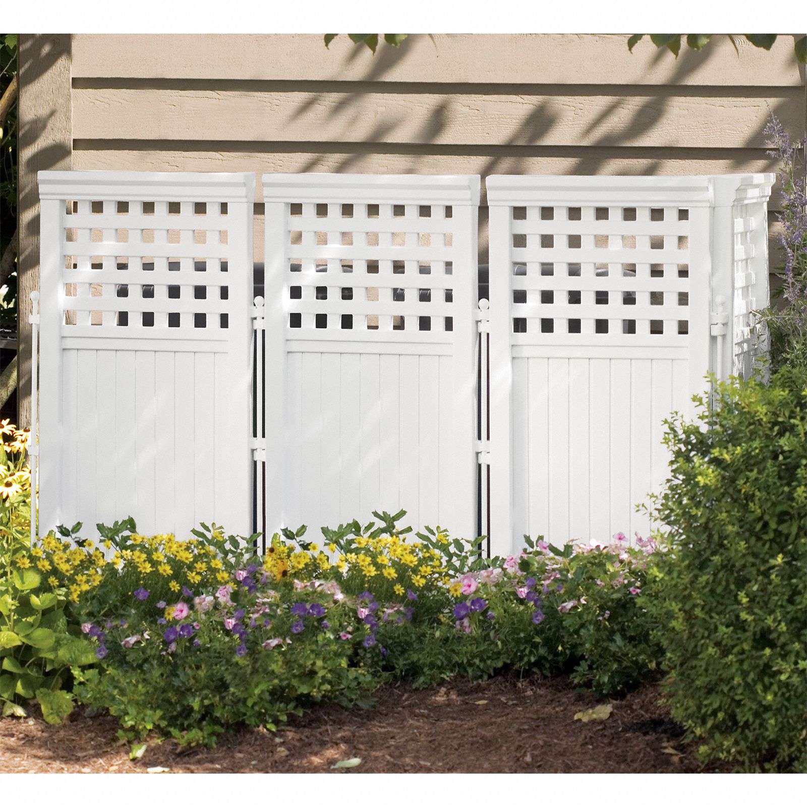 SUNCAST Outdoor Screen Enclosure: White, 44 in Ht - 1YAN4|FS4423 - Grainger