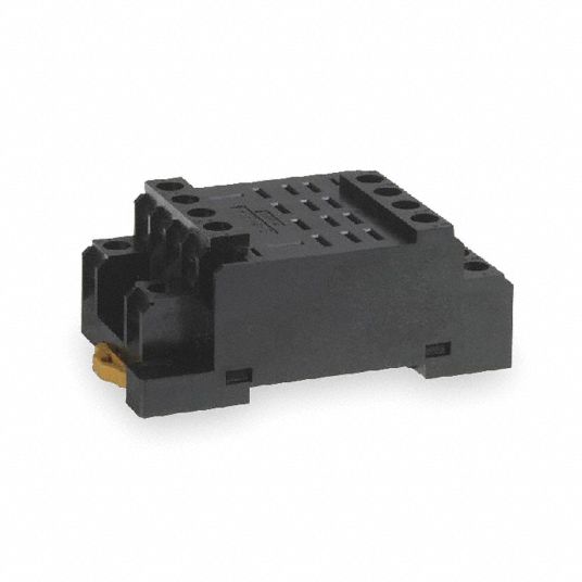 OMRON, DIN-Rail Socket Mounting, 14 Pins, Relay Socket - 1YAX3|PTF14A-E ...