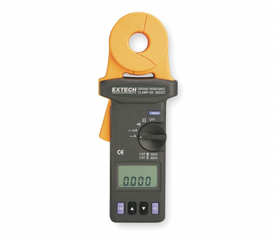 EXTECH Mdidor Resist Tierra Tipo Pinza , 0.9plg - 1YB44 | 382357 ...