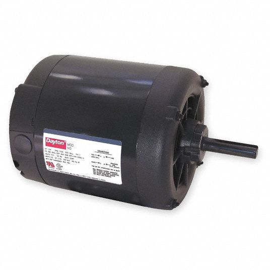 Agricultural Fan Motor, 1/2 HP, Permanent Split Capacitor, Nameplate ...