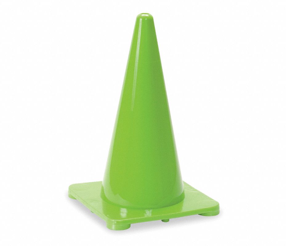 APPROVED VENDOR Cono Vial 18" Polietileno Verde - 1YBW8 | 1YBW8 ...