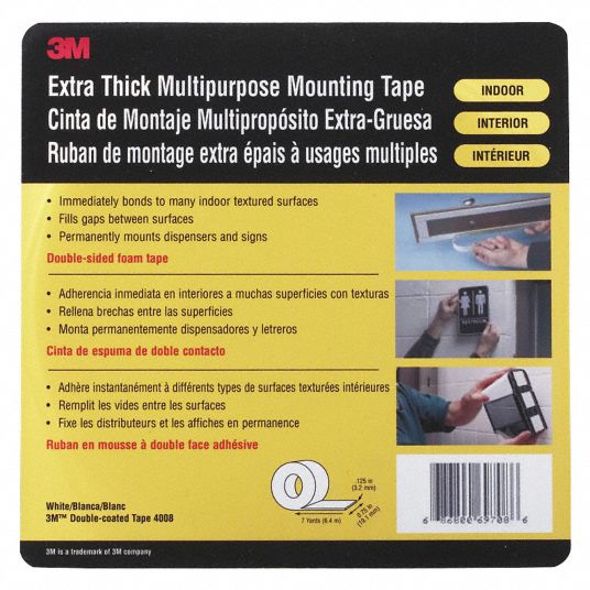 3M, Conformable, Permanent, Foam Tape - 1YBX5|4008 - Grainger