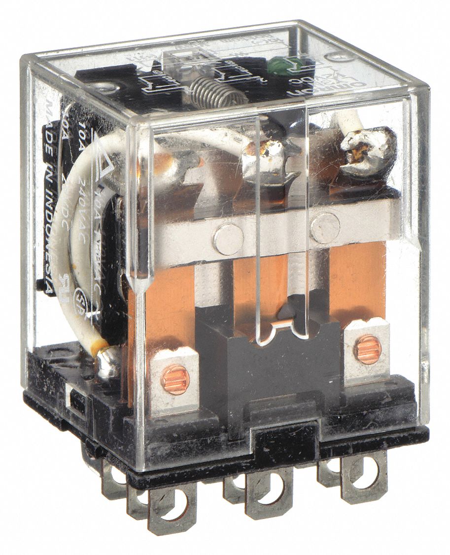 OMRON, Socket Mounted, 10 A Current Rating, General Purpose Relay - 1YCR3|LY3N-DC12 - Grainger