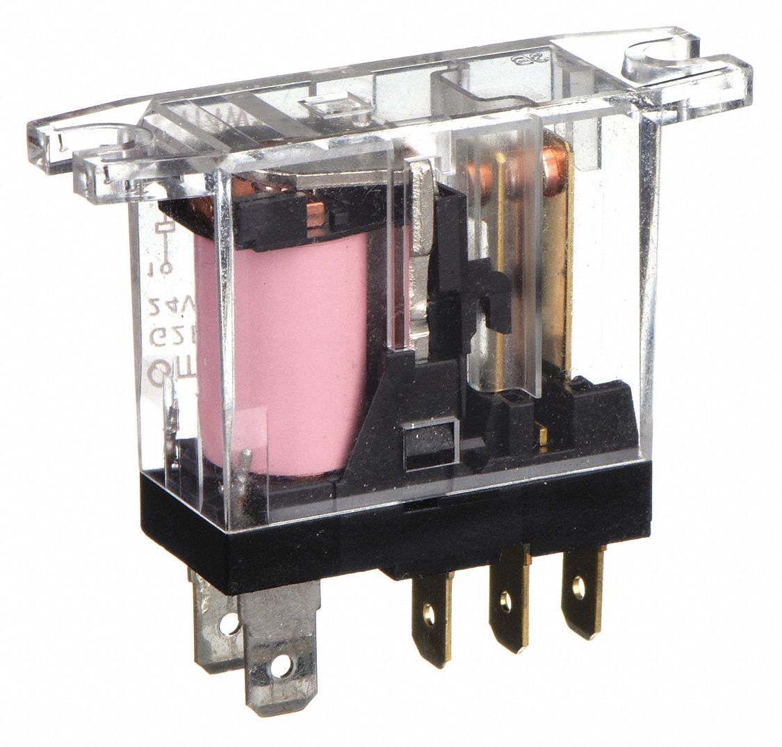 OMRON, Surface (Top Flange) Mounted, 10 A Current Rating, Flange Mount Relay - 1YCW5|G2R-1A-T ...