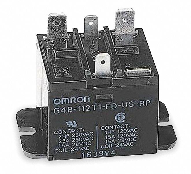 240V AC, 4 Enclosed Power Relay - Grainger