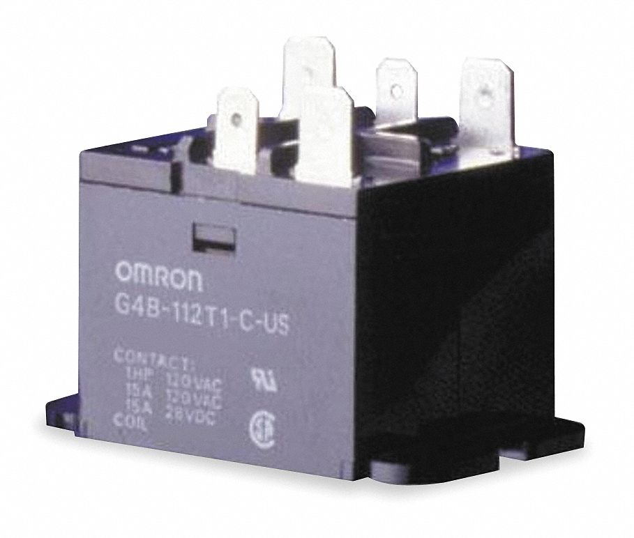 OMRON 120V AC Coil Volts, Square, Number of Pins - Relay 5 - 1YCX9|G4B ...